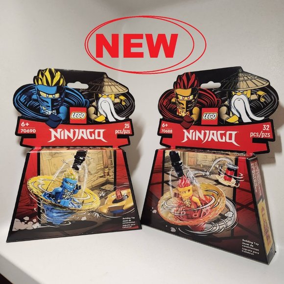 Lego | Toys | New Lego Ninjago Tops Spinjitzu Ninja Training Spinning ...